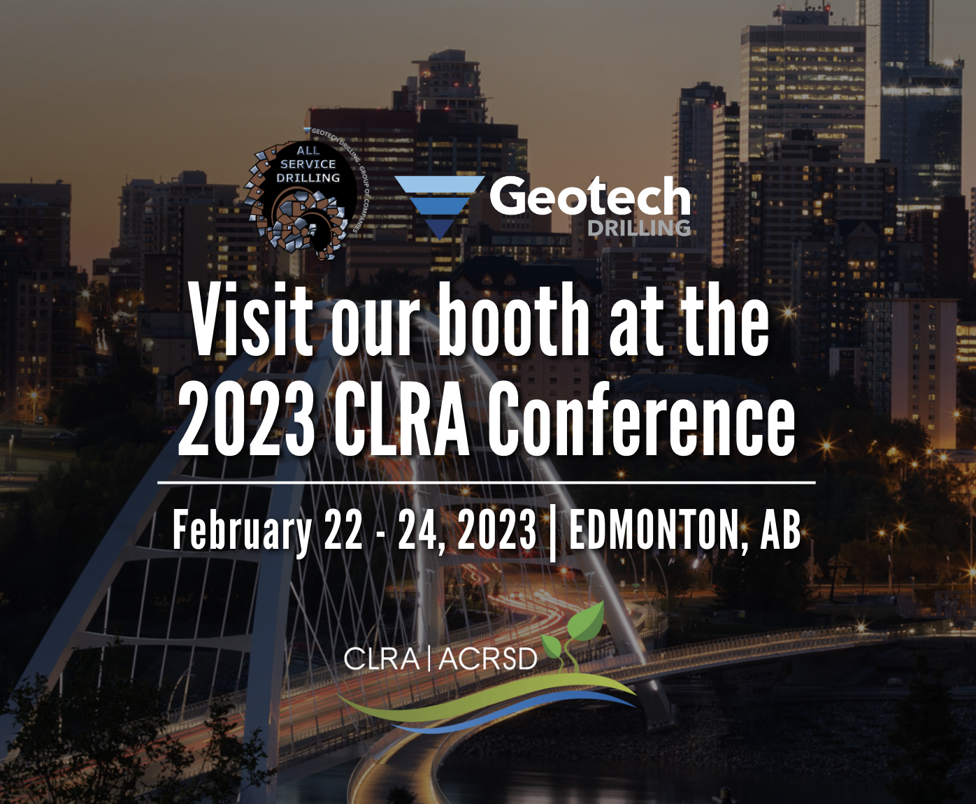 Visit us in Edmonton at the 2023 CLRA National Conference